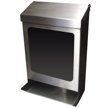 Stainless Steel - Wall Mounted Dispenser for Hairnets