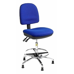 Cleanroom & Laboratory Chair with Anti-Bacterial Vinyl